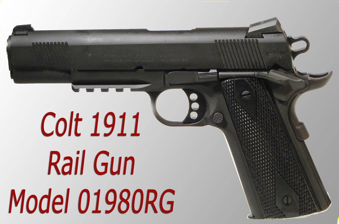 Colt Combat Unit Rail Gun пистолет - характеристики, фото, ттх