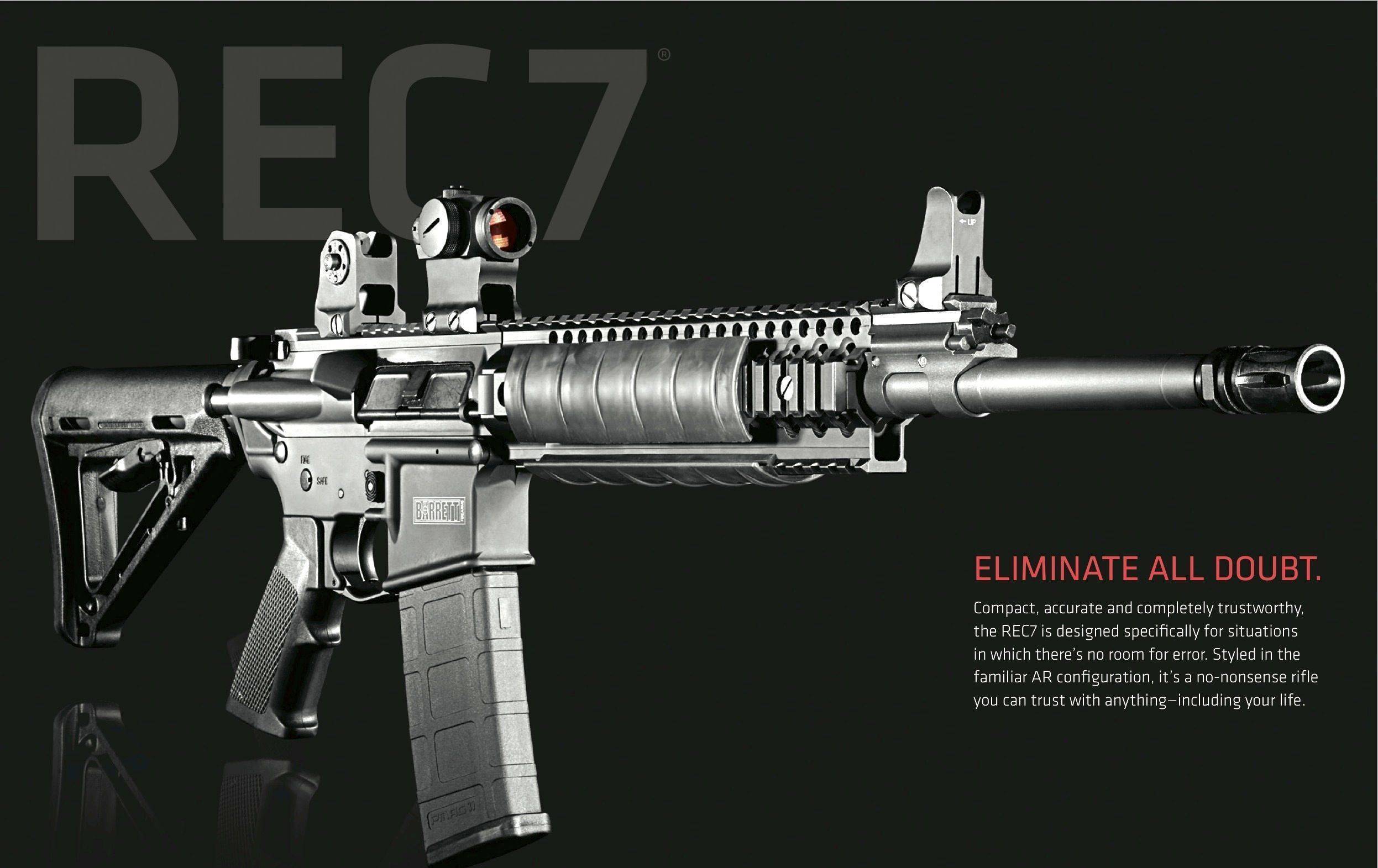 Barrett REC7 штурмовая винтовка - характеристики, фото, ттх