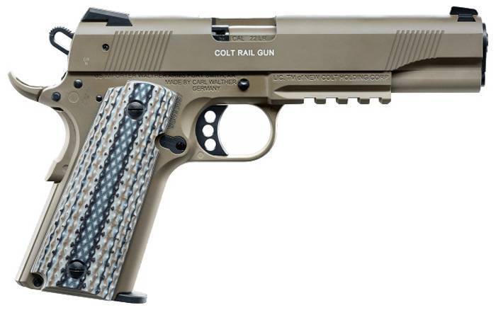 Colt M1911 Rail Gun пистолет - характеристики, фото, ттх